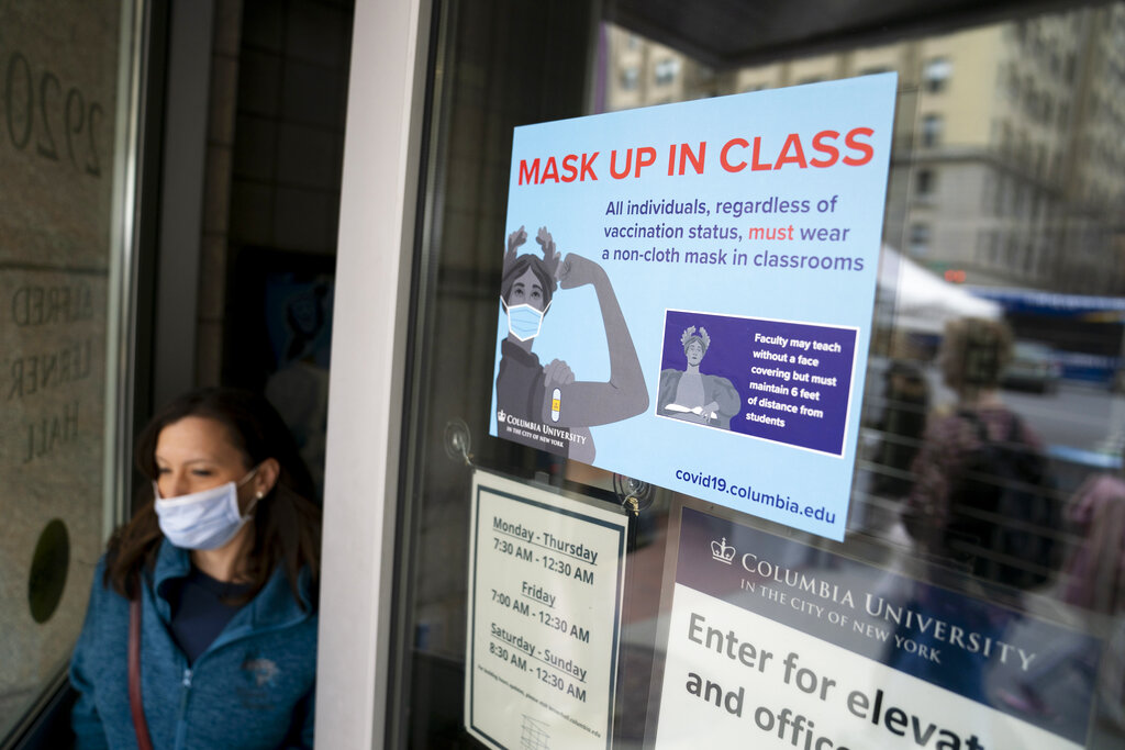 Mask mandates return to US college campuses as cases rise | News ...